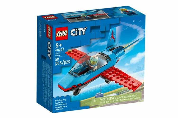 Конструктор LEGO City Stunt Plane, 59 деталей