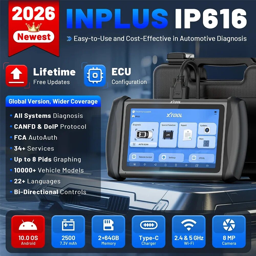 Диагностический сканер XTOOL IP616 EU Version — фото 1