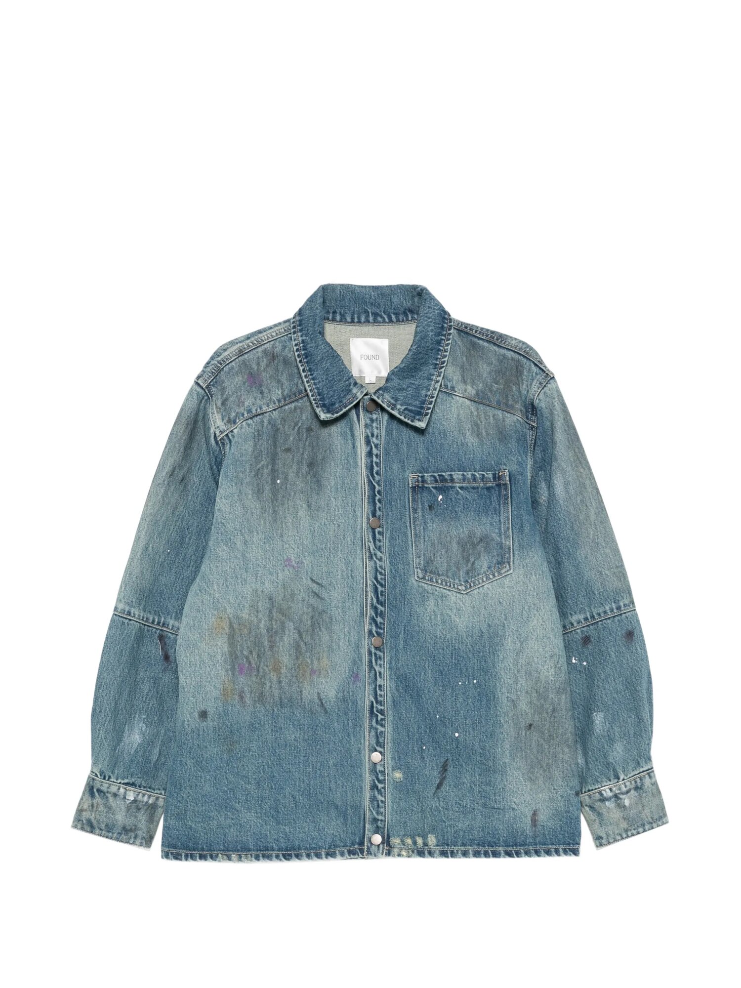 Куртка Distressed-effect denim jacket