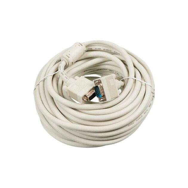 Кабель CABLE30 DB15 (m) DB15 (m) 30 м, ферритовые кольца, белый