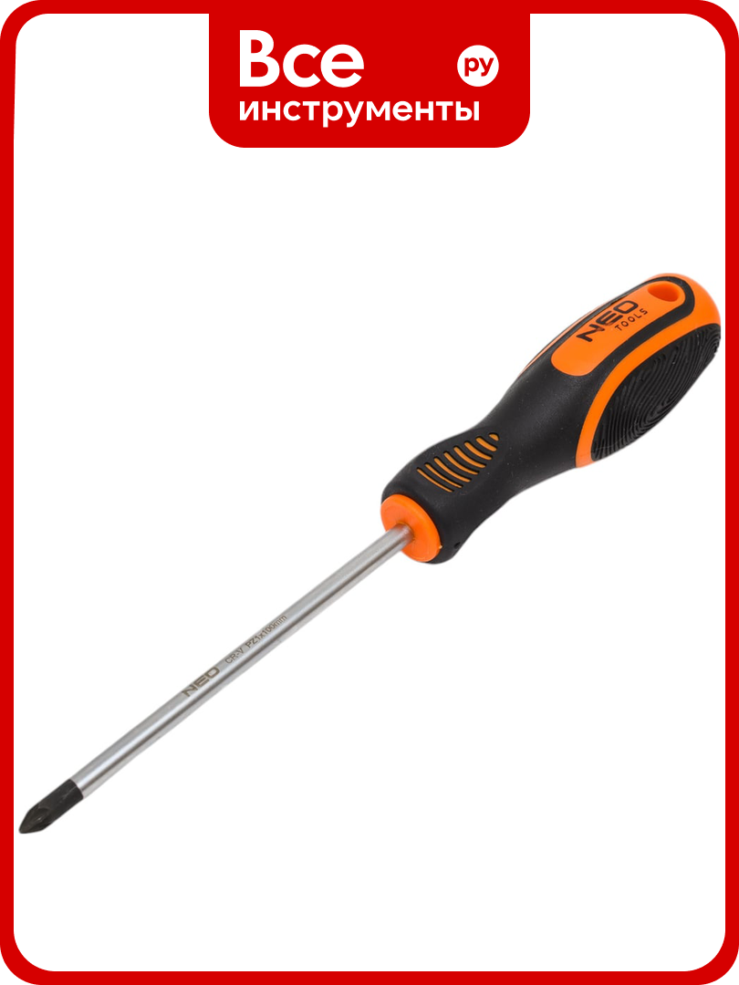 Отвертка NEO Tools PZ1 x 100 мм 04-183