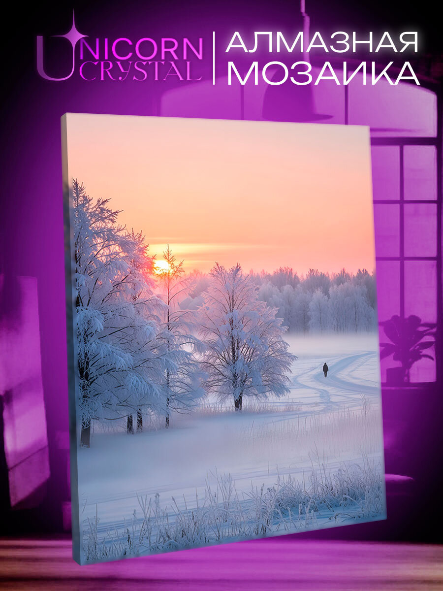 Алмазная мозаика Зимние