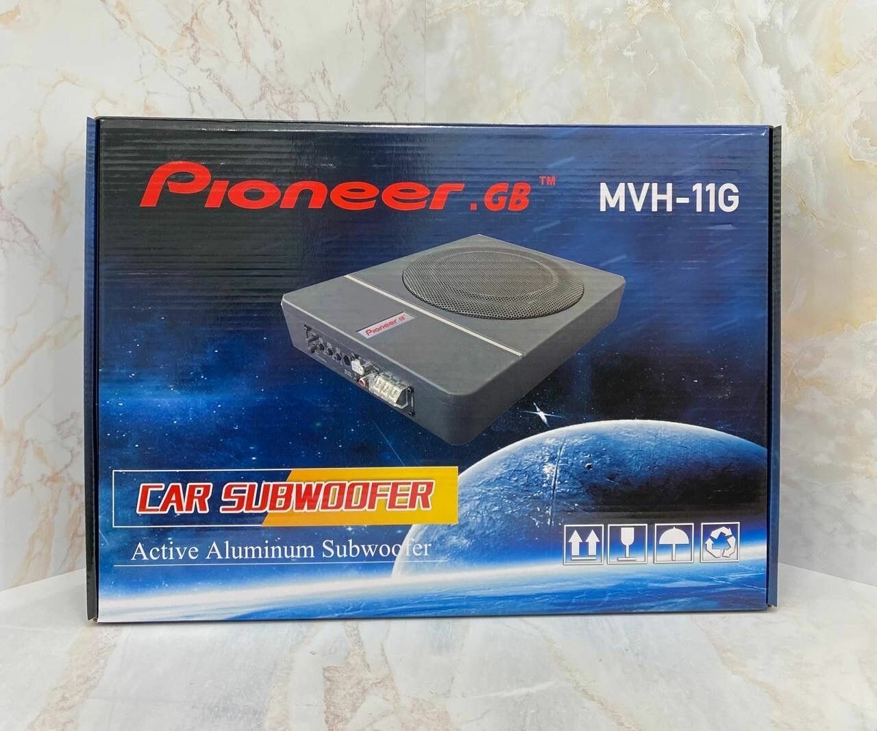 Авто активный сабвуфер Pioneer GB MVH-11G плоский 800вт