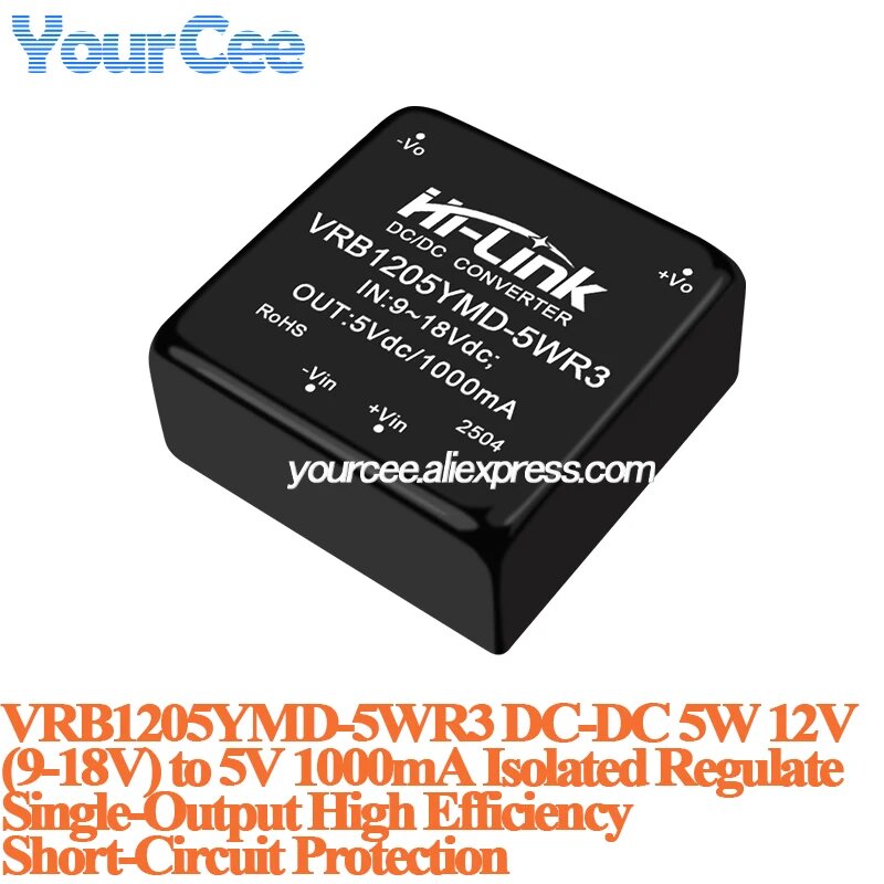 Hi-Link VRB1205YMD-5WR3 DC-DC преобразователь 5 Вт