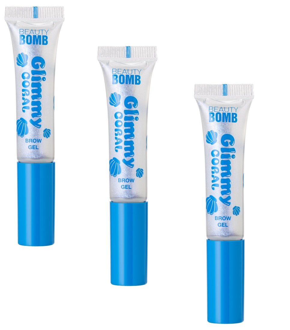 Гель для бровей Beauty Bomb Brow Gel «Glimmy Coral» 01 3шт