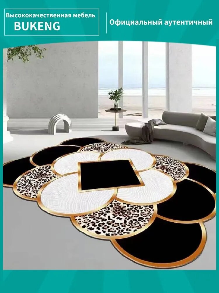 BUKENG Ковер для комнаты в гостиную спальню кухню 120x80 см, 3D принт, Китай