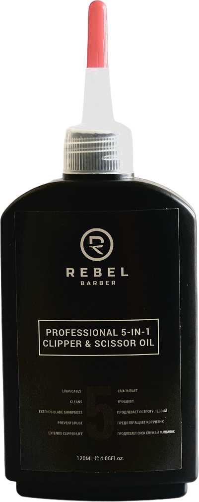 REBEL BARBER Профессиональное масло для машинок и ножниц 5 в 1 Professional Oil For Clippers And Scissors 60 шт.