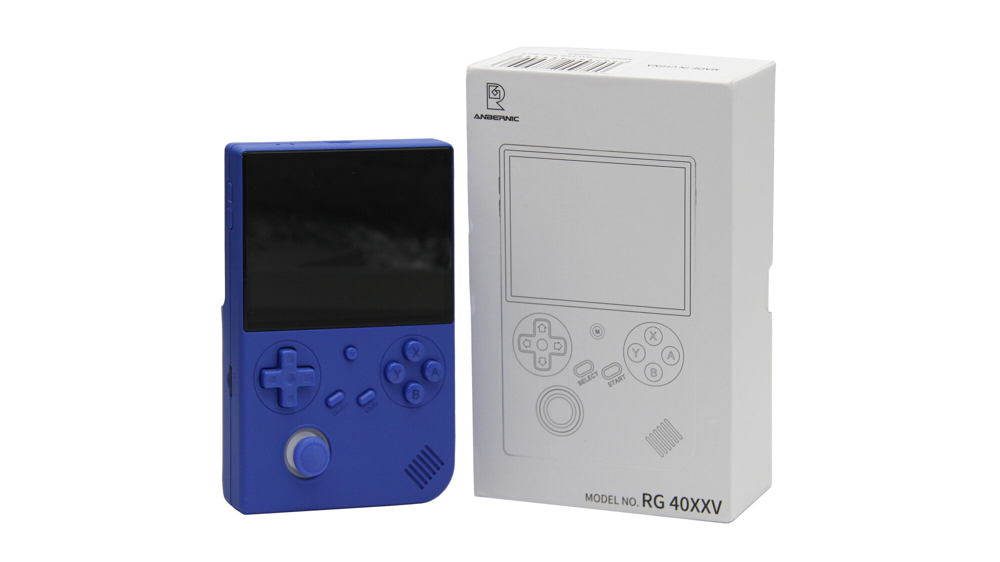 Игровая приставка Anbernic RG40XXV 64Gb Indigo Blue В коробке