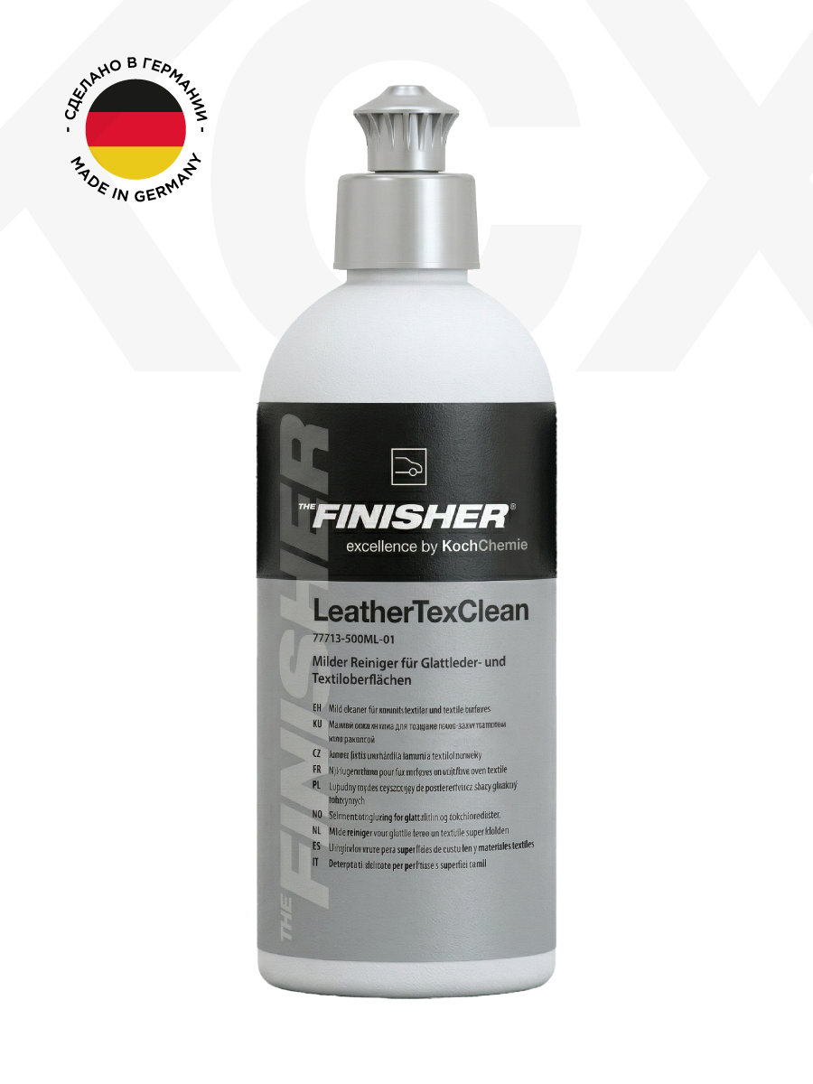 KCX I THE FINISHER I LeatherTexClean - чистящее средство для кожи и текстиля (500 мл)