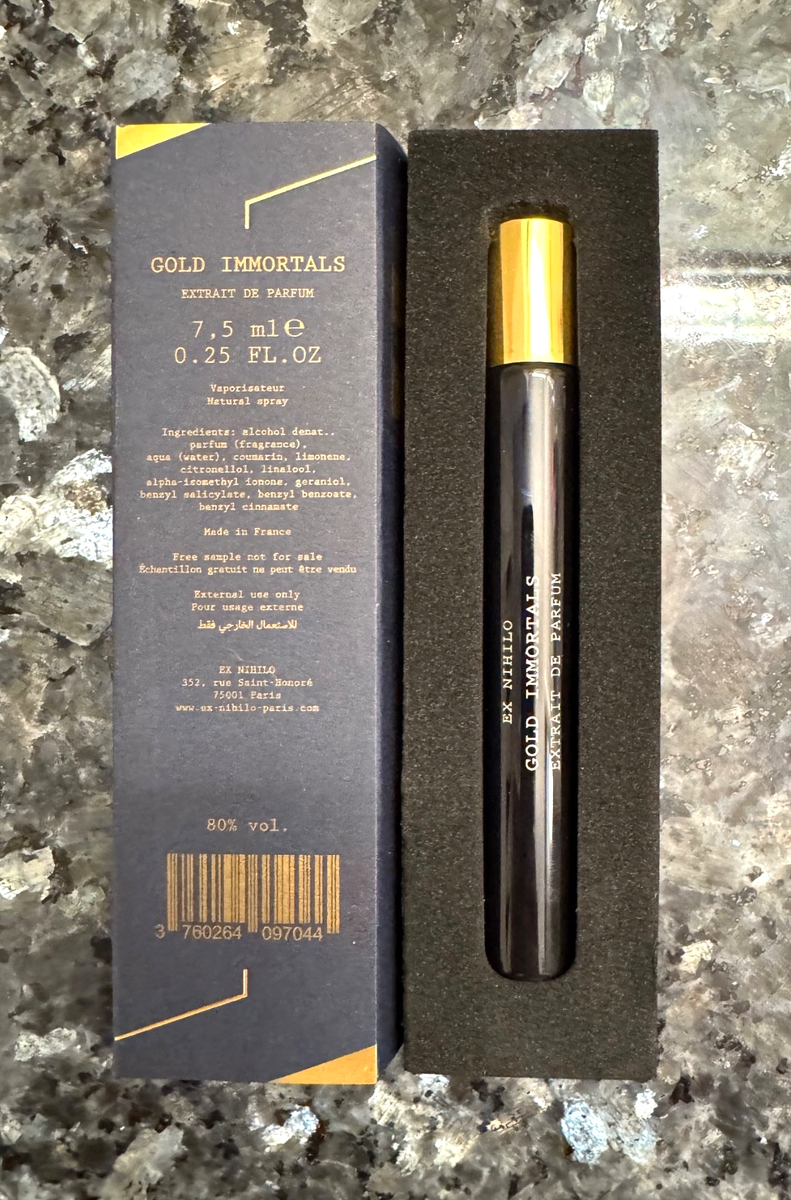 EX NIHILO Gold Immortals Extrait 7.5 мл духи для мужчин и женщин