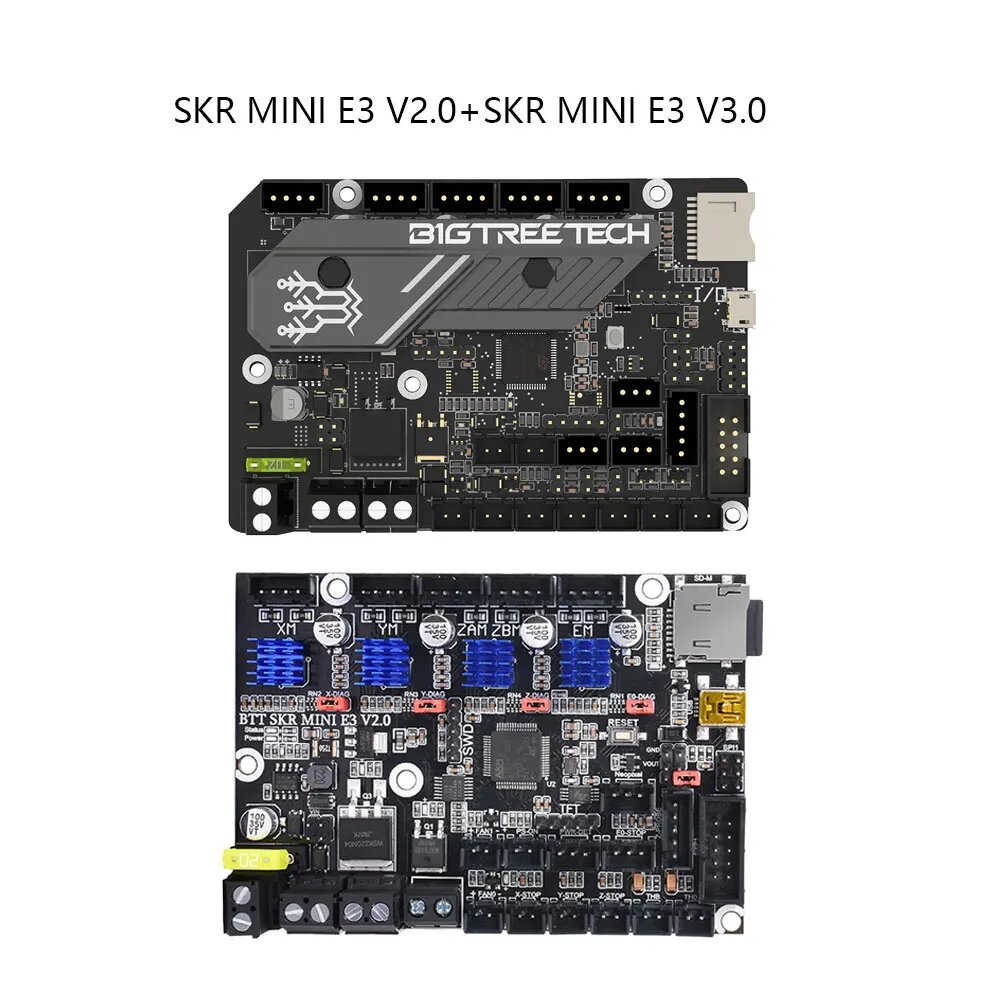 BIQU SKR MINI E3 32Bit Control Board Черный, MINI E3 V2.0 and 3.0
