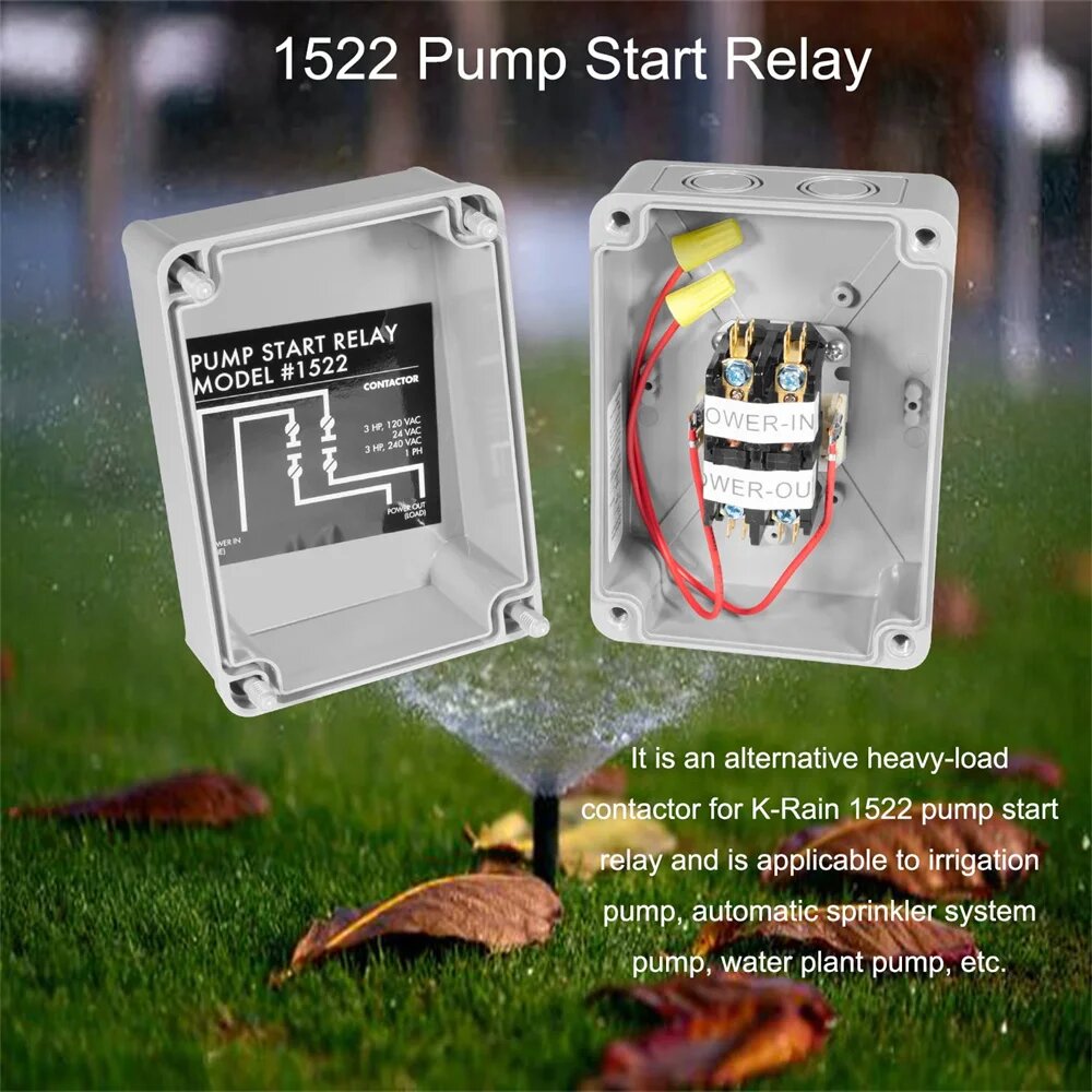 Реле пуска насоса K-Rain 1522 3 HP 110/220/24В
