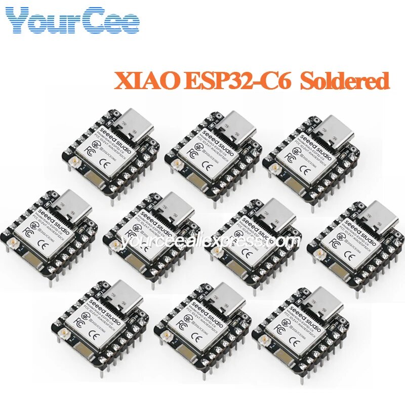 XIAO ESP32-C6 Белый, 10шт.