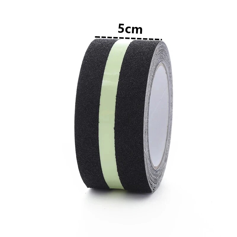 Противоскользящая светоотражающая лента Green PET 5x5м