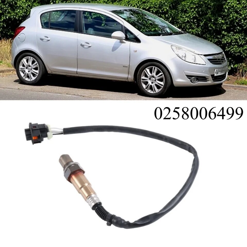 Лямбда-зонд O2, датчик кислорода для Vauxhall Opel ASTRA G H CORSA C D COMBO MERIVA CORSAVAN Mk 13103981 0258006499 93177450