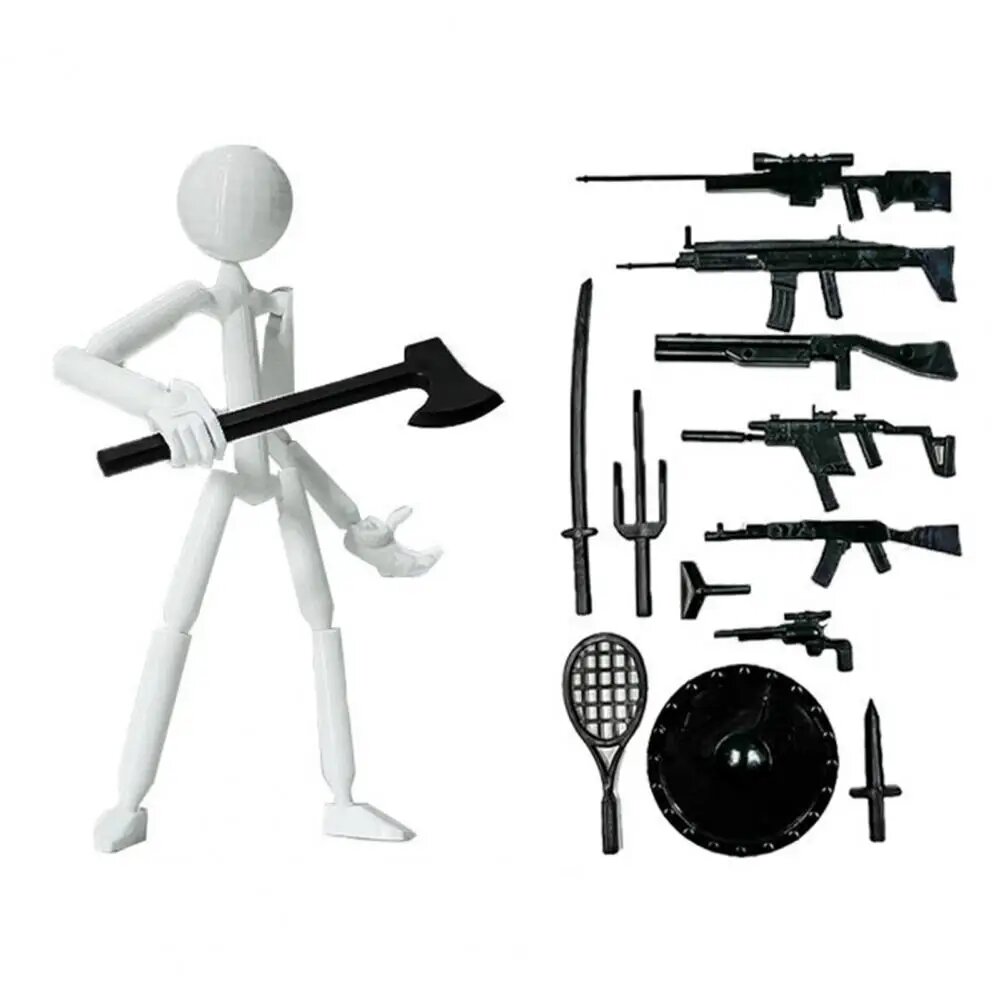 Фигурка Stickman с роботом