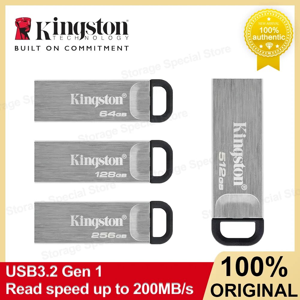 Kingston DT80M USB3.2 Gen1 флешка 64 ГБ, 128 ГБ, 256 ГБ, 512 ГБ