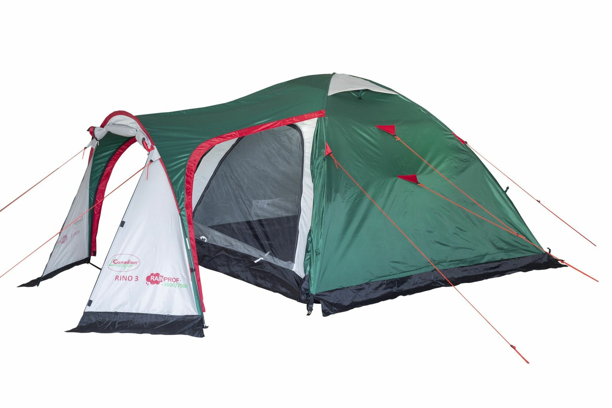 Палатка 3-х местная Canadian Camper RINO 3 (цвет WOODLAND дуги 9,5 мм)