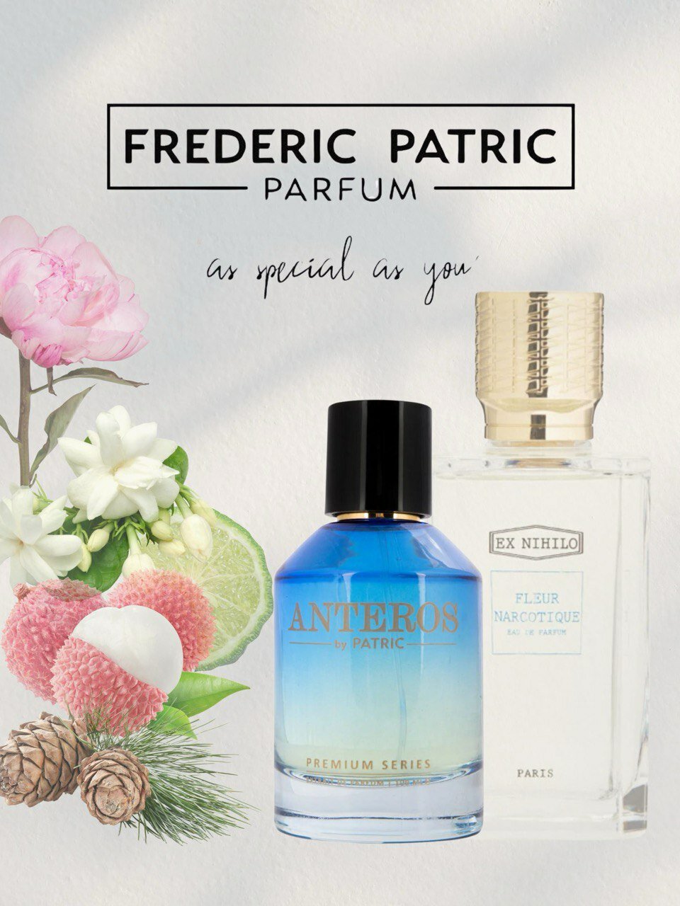 Туалетная вода Frederic Patric Parfume ANTEROS, по мотивам Fleur Narcotique, унисекс, 100мл