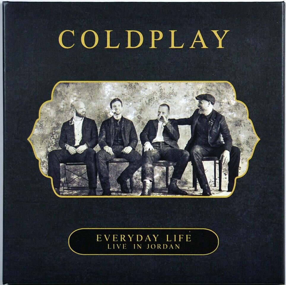 COLDPLAY Yesterday Life LIVE IN JORDAN 2019 CD/DVD set (компакт диск)