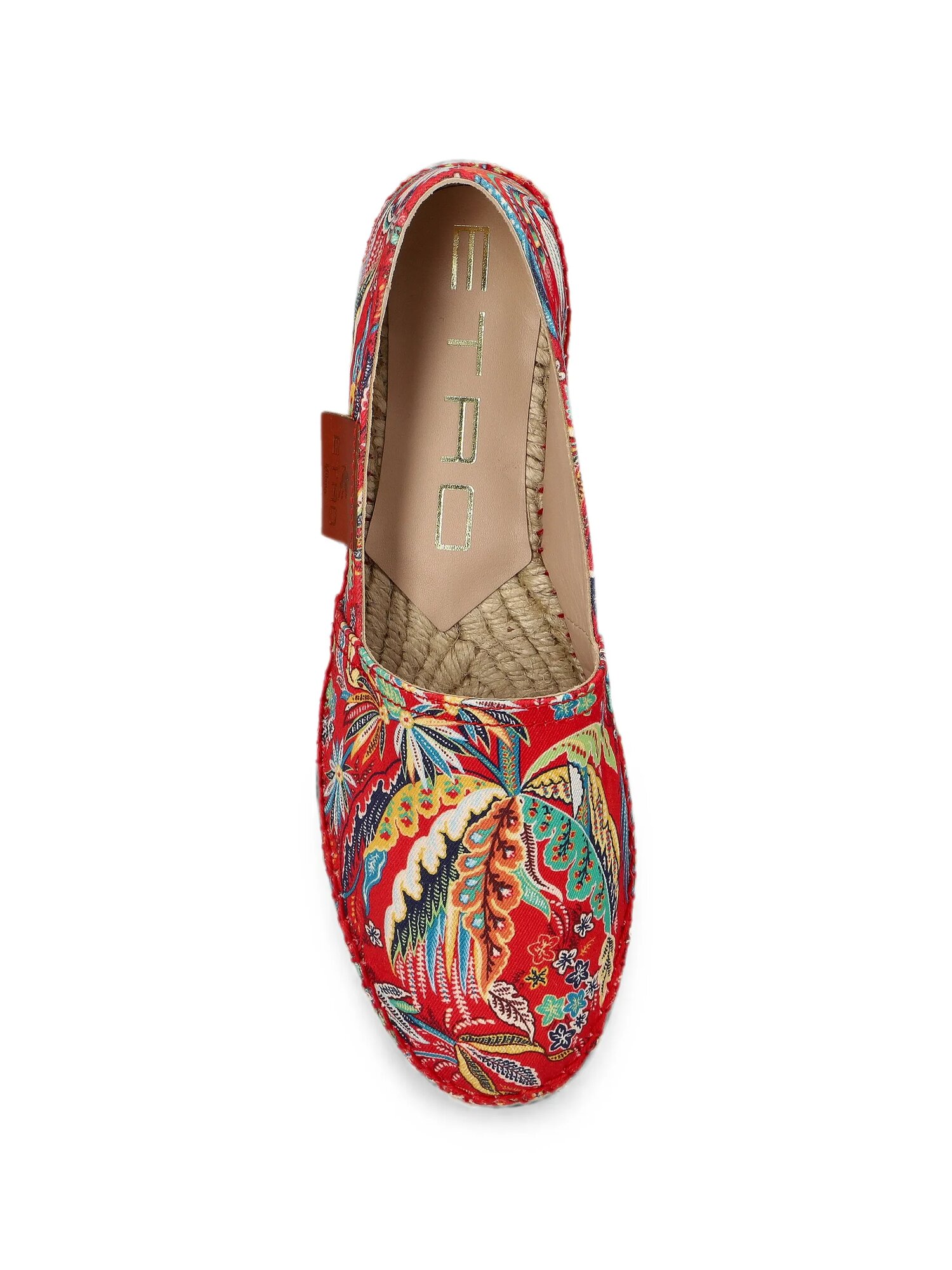 Эспадрильи ETRO Paisley-print platform espadrilles, размер 36 — фото 1