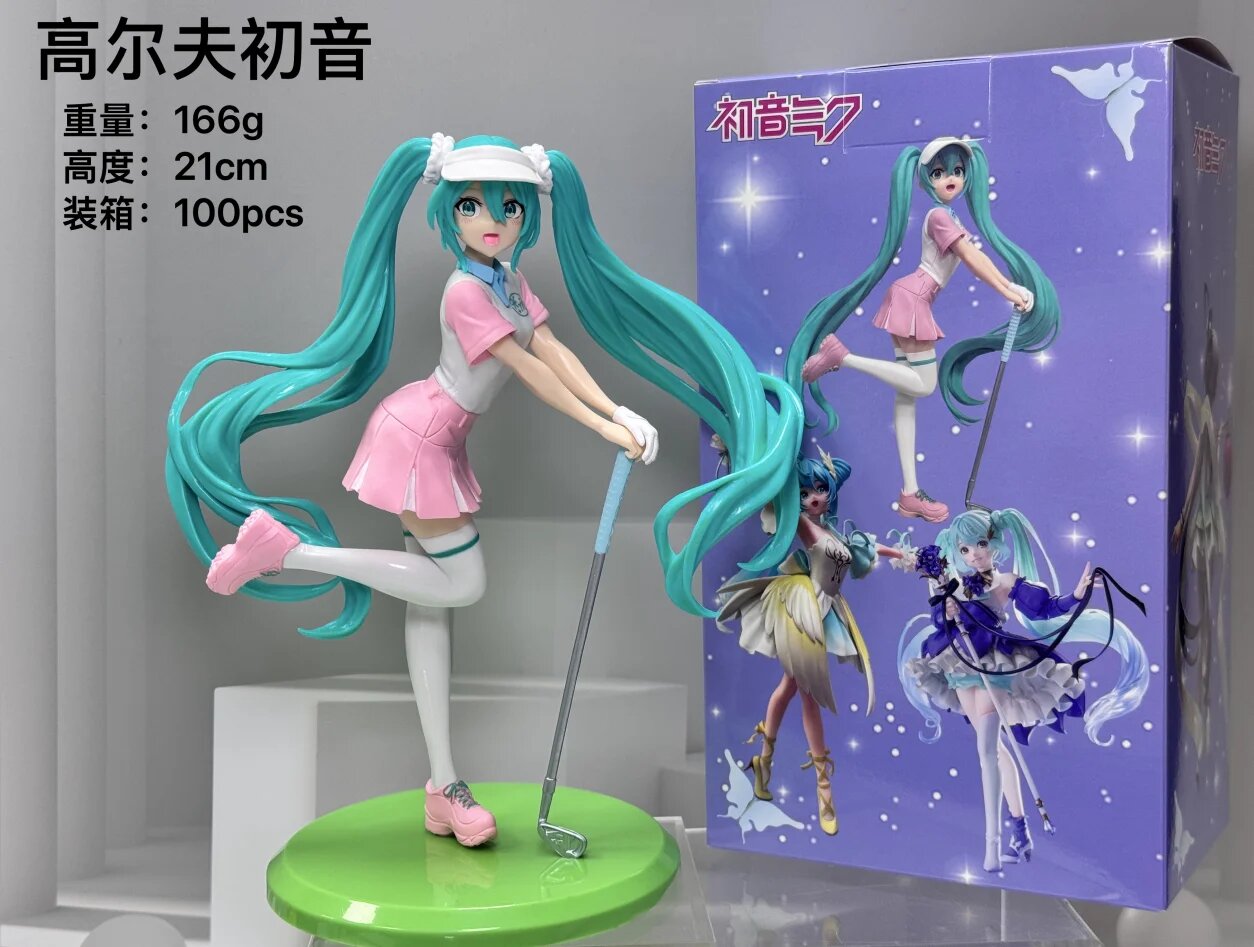 BANDAI Мику фигурки ПВХ