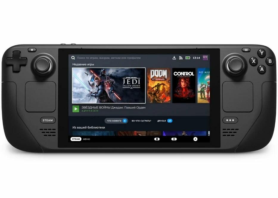 Портативная игровая приставка Steam Deck, IPS экран 7", 256ГБ, беспроводная связьПортативная игровая приставка Steam Deck, IPS экран 7", 256ГБ, беспроводная связь