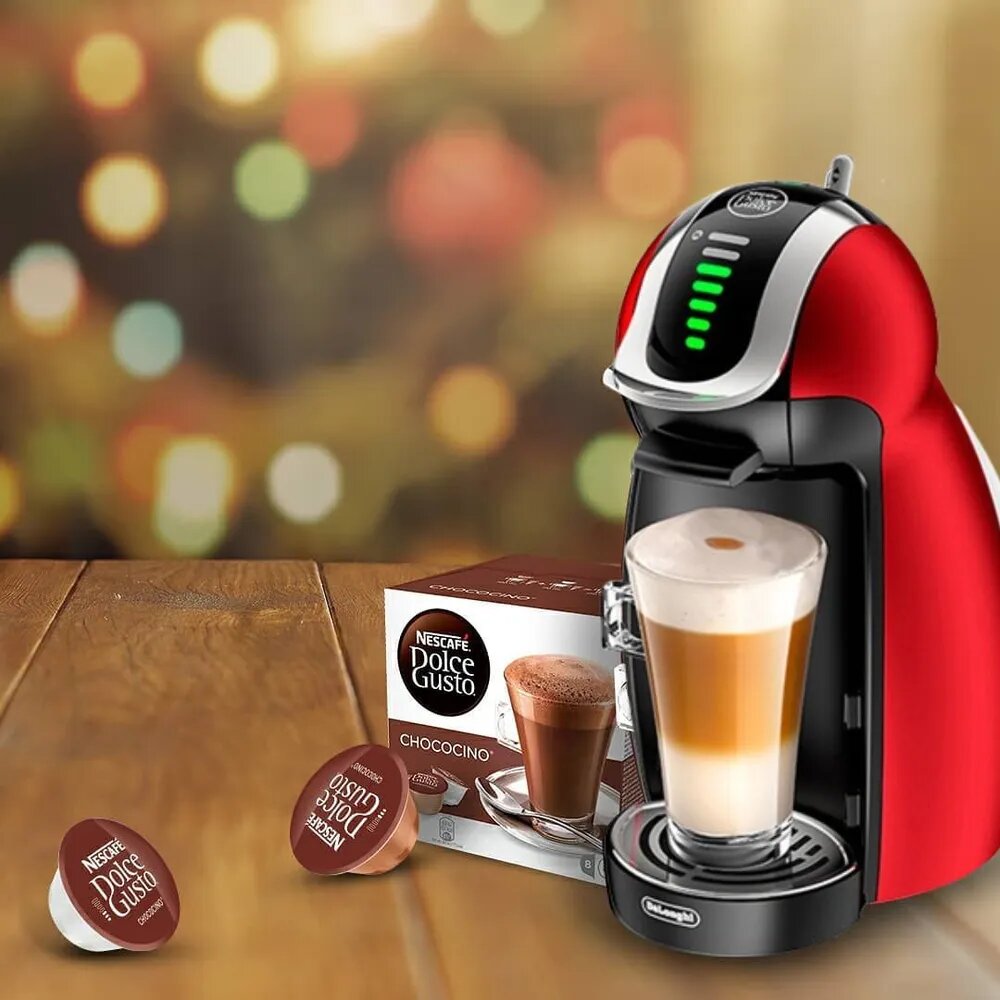 Nescafe Dolce Gusto Капсульная кофемашина EDG466. Mini, красный