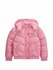 Куртка GUESS Logo-print padded jacket, размер 8 лет, coral pink