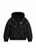 Куртка GUESS Logo-print padded jacket, размер 8 лет, черный/серый металик