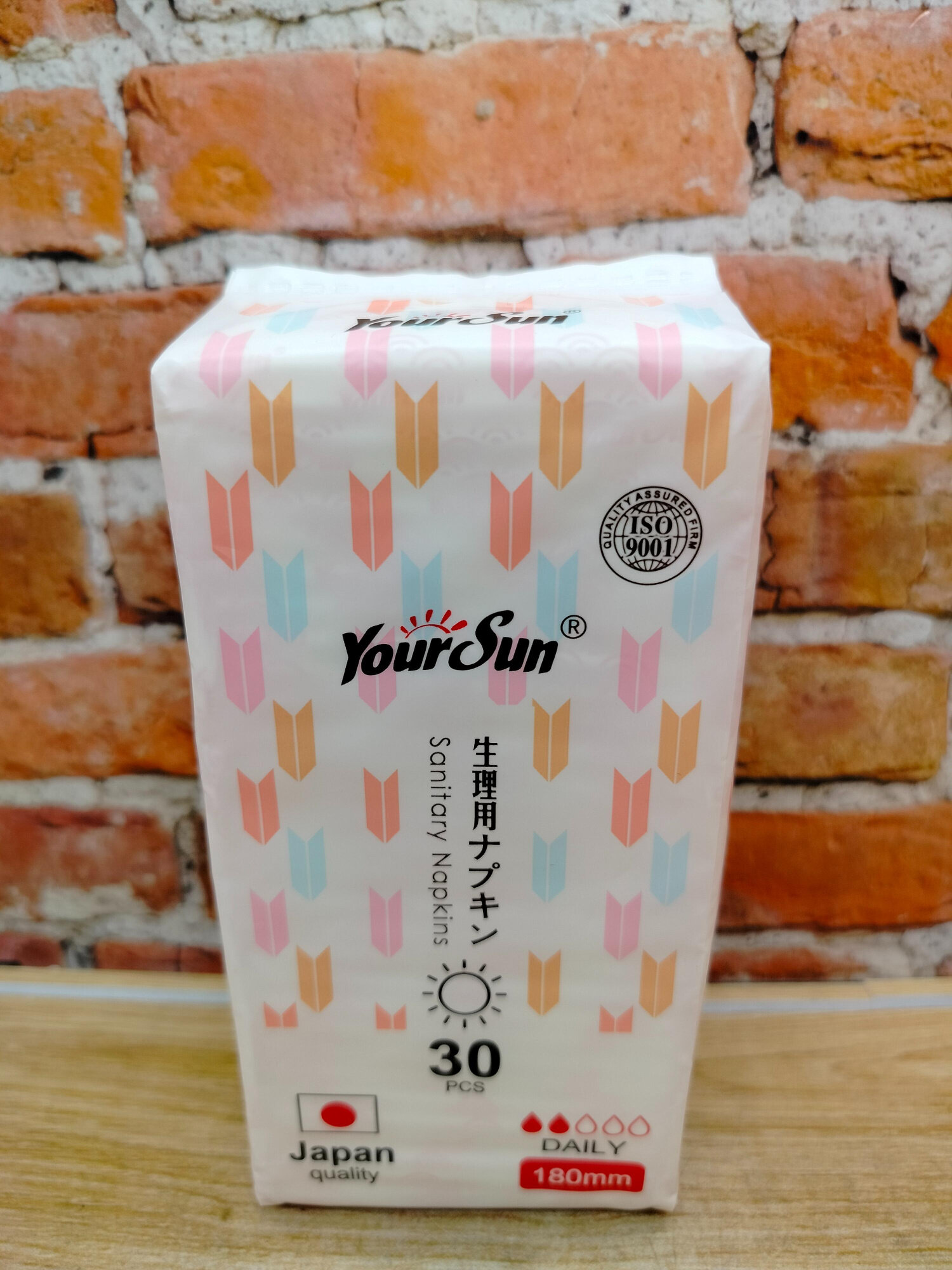 YourSun Женские гигиенические дневные прокладки 180 мм 2 капли 30 шт