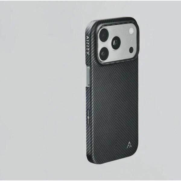 Чехол для смартфона, телефона AIRITY Чехол AIRITY Oriental Ink Vei Fiber Case для iPhone 17 Pro (Stellar Black)