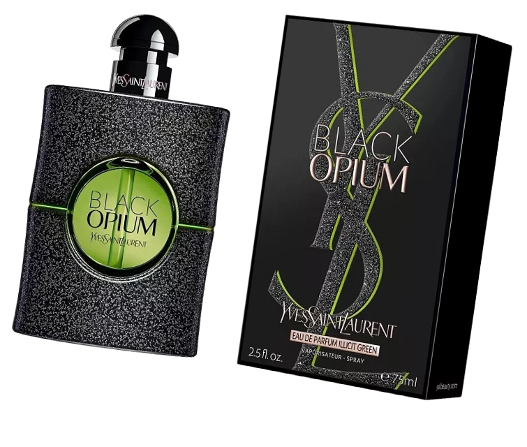 Блек Опиум Иллисит Грин парфюмерная вода 75 мл - Yves Saint Laurent Black Opium Illicit Green