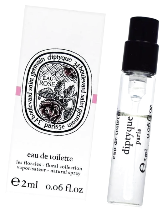 Туалетная вода Диптик О Роз для женщин 2 мл миниатюра - Diptyque Eau Rose пробник аромата розы