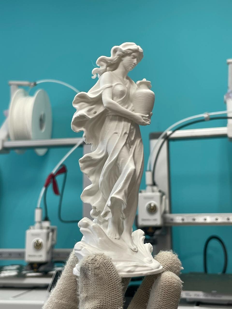 Атуэтка Девушка Ар-Нуво. настольная 15см 3D — фото 1