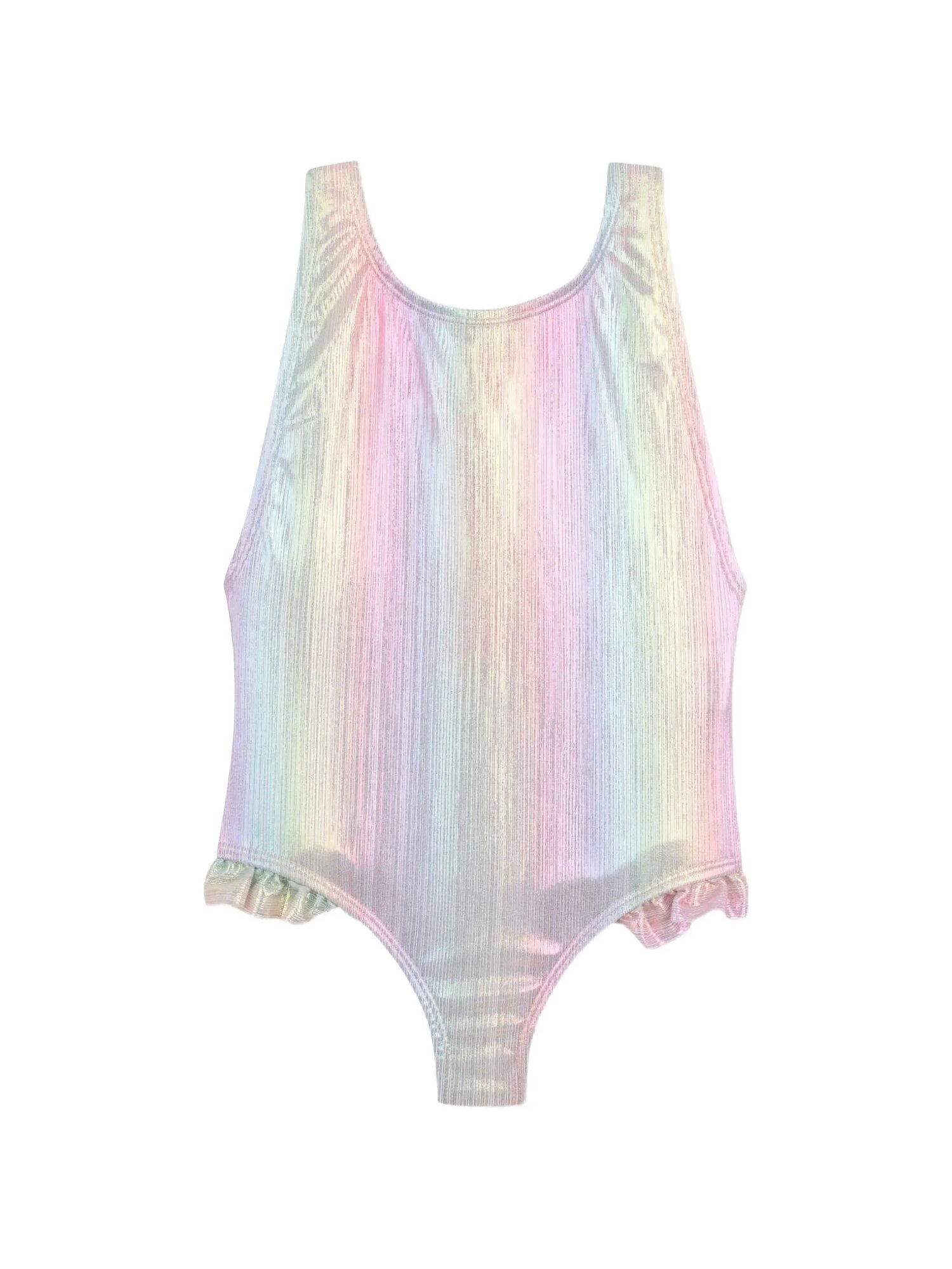Купальник Iridescent ruffled swimsuit