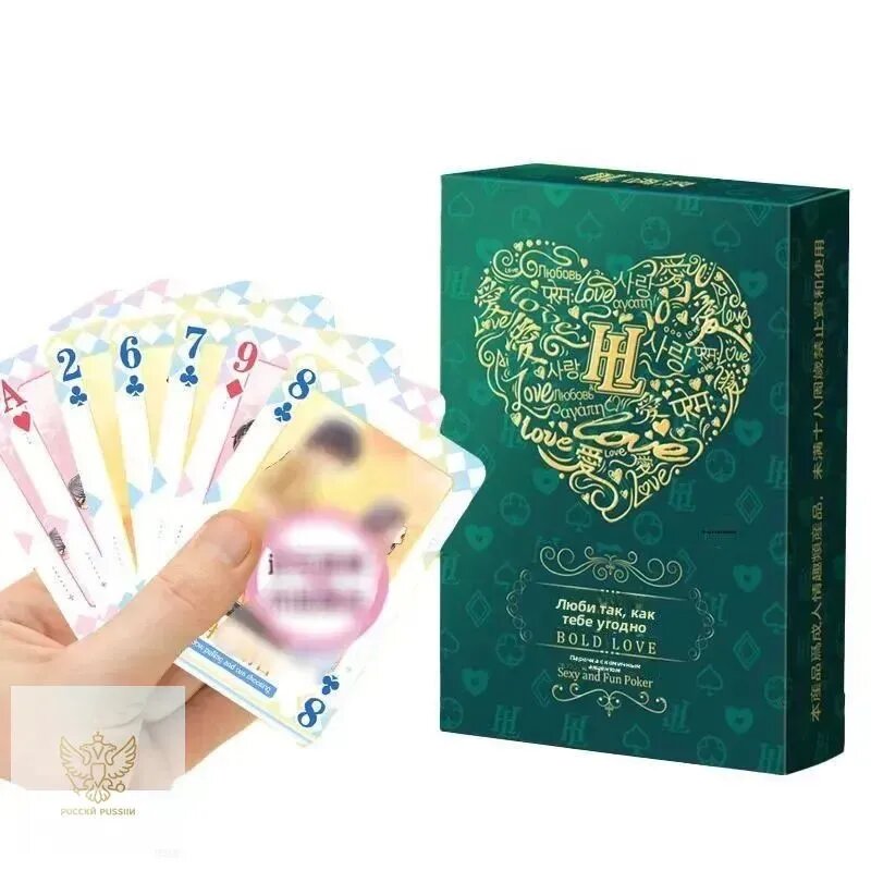 Новые эротические игральные карты для пар, 108 поз, аксессуар для интимных игр взрослых