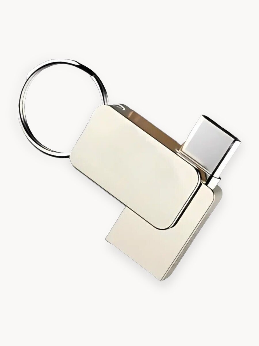 Флеш-накопитель Type-C - USB 3,0 высокоскоростной, ударопрочный, водонепроницаемый, для iPhone 15/iPad/MacBook, 64GB