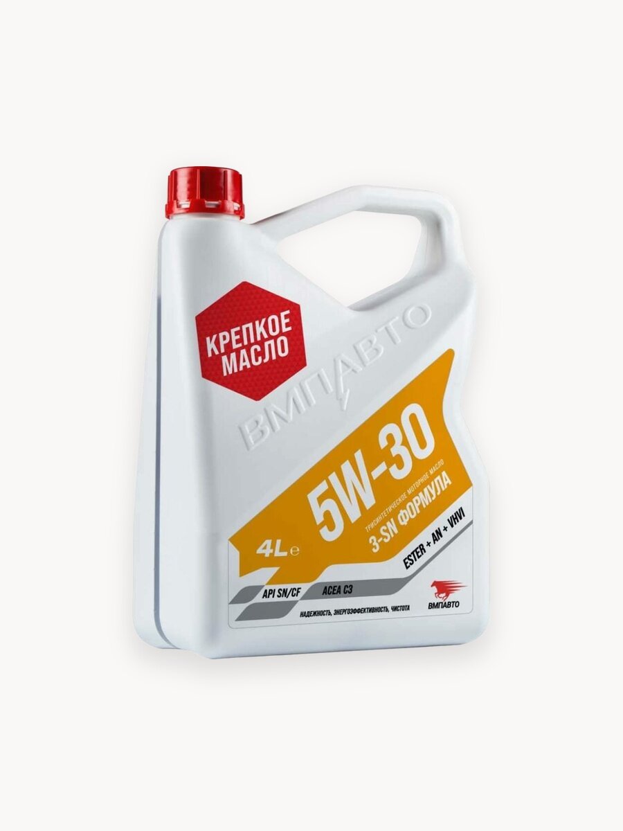 Моторное масло ВМПАВТО 3-SN 5w30, С3, SN/CF, канистра 4 л 9219