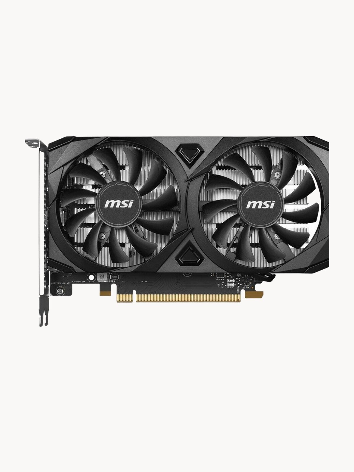 Видеокарта MSI nVidia GeForce RTX 3050 VENTUS 2X E 6Gb (GDDR6, 96 bit, DP+2xHDMI, RTL) (RTX 3050 VENTUS 2X E 6G)
