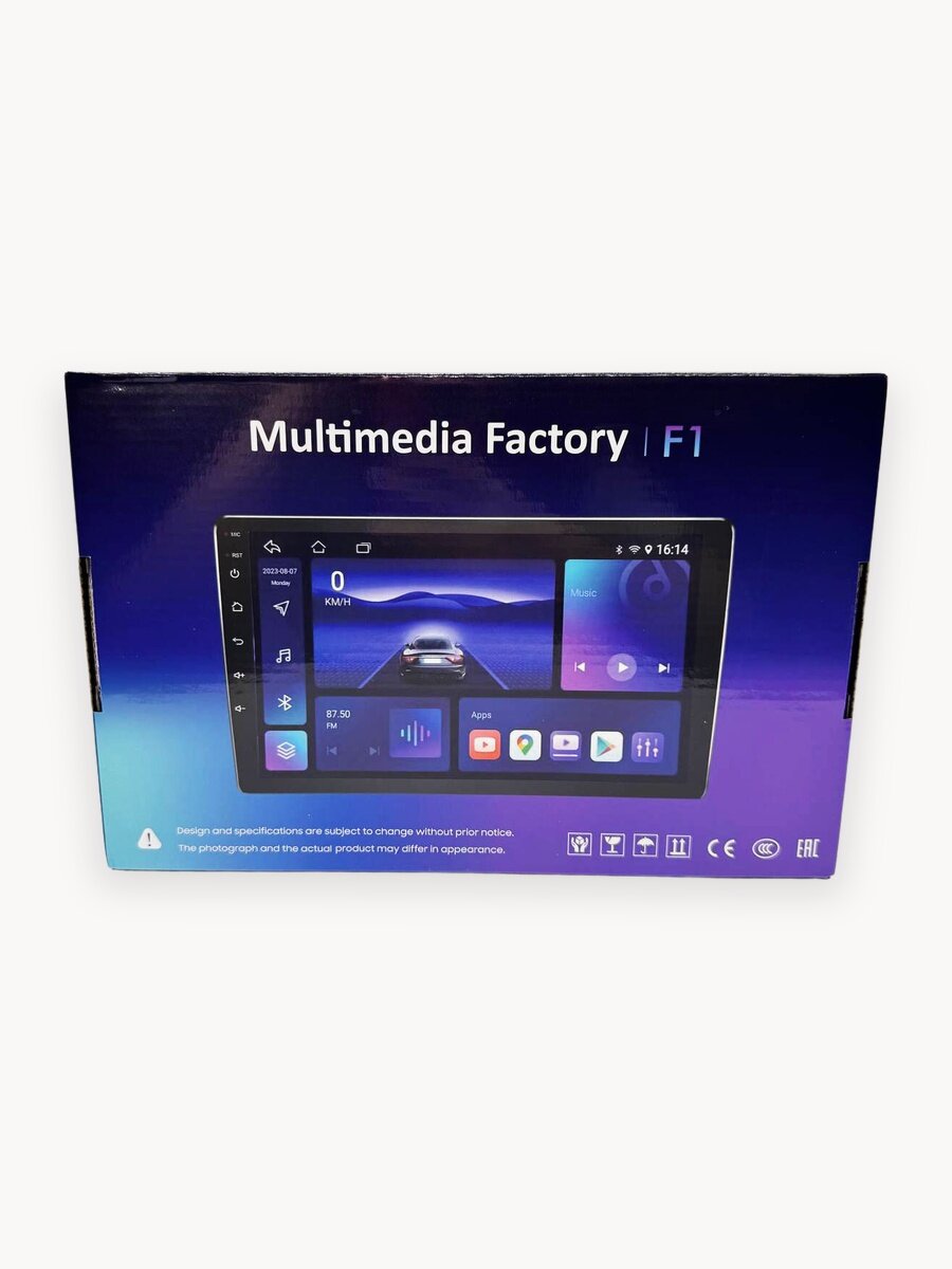 Автомагнитола универсальная Android (9", 2/32 Гб, Wi-Fi, GPS, Bluetooth, Кулер охлаждения)+Камера заднего вида