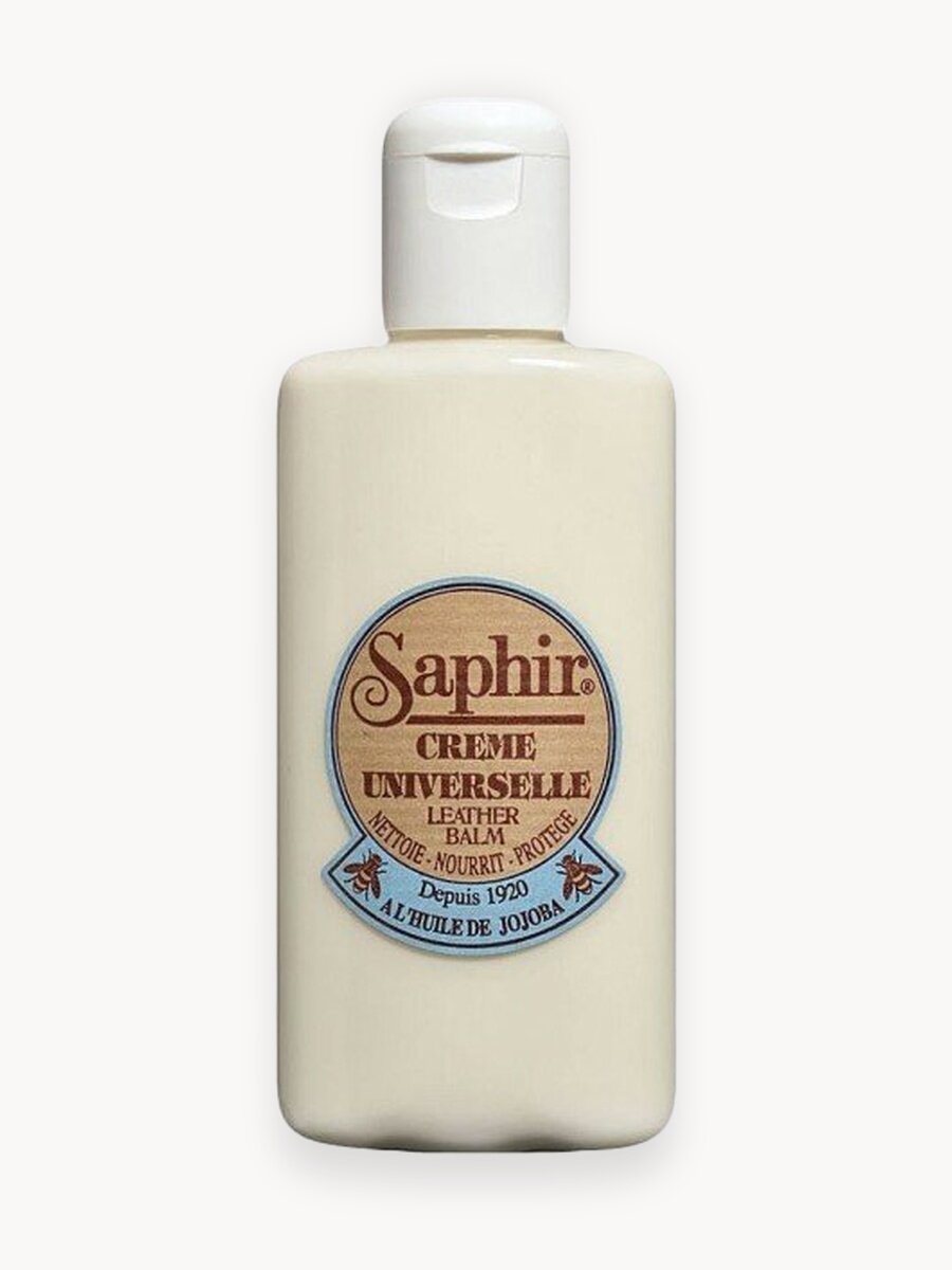 Бальзам-очиститель SAPHIR Creme UNIVERSELLE 00 бесцветный, пласт. флакон 150мл.