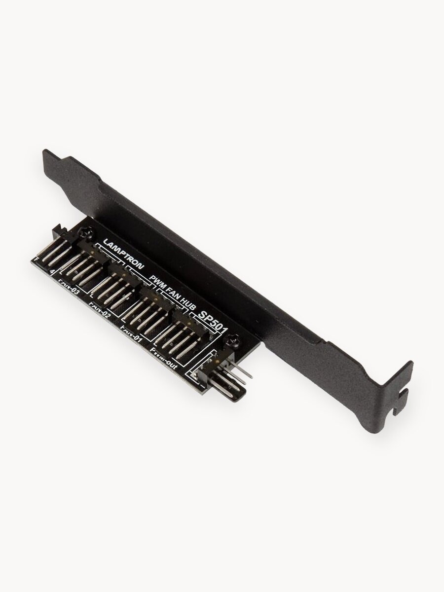 Разветвитель Lamptron FAN HUB на 4 PWM вентилятора SP501