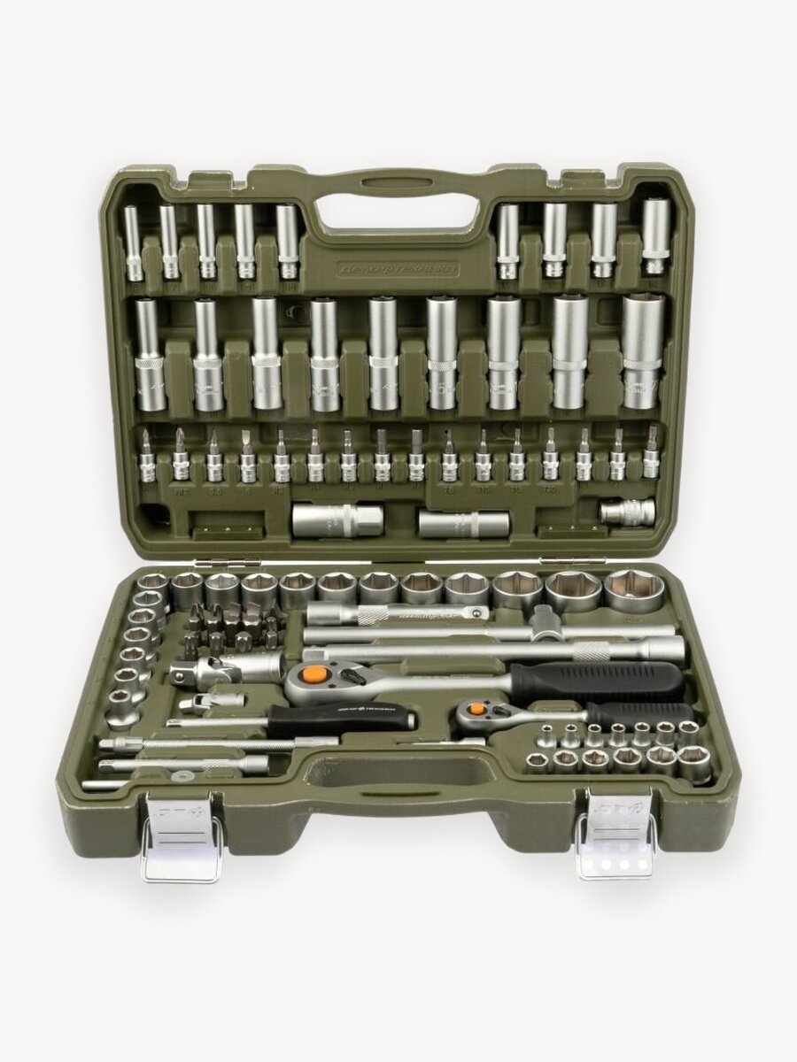 Набор головок и принадлежностей 1/4", 1/2", 94предм, Дело Техники, 620794