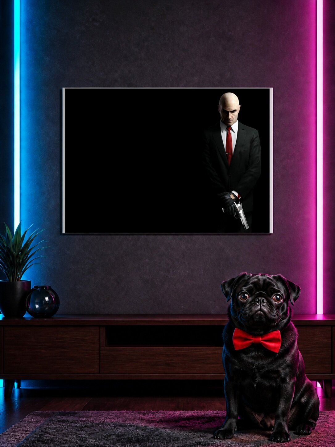 Плакат Hitman Хроники — зрелищный игровой арт A3