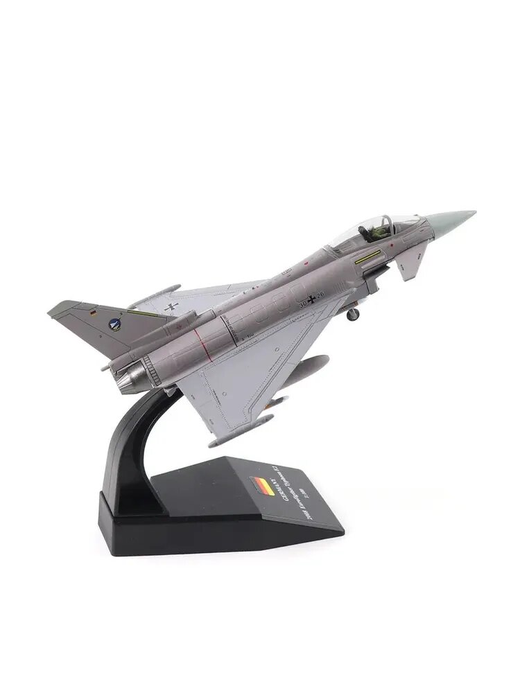 Металлическая Модель самолета Eurofighter Typhoon 1/100 металл ГерманияИдеальное копирование