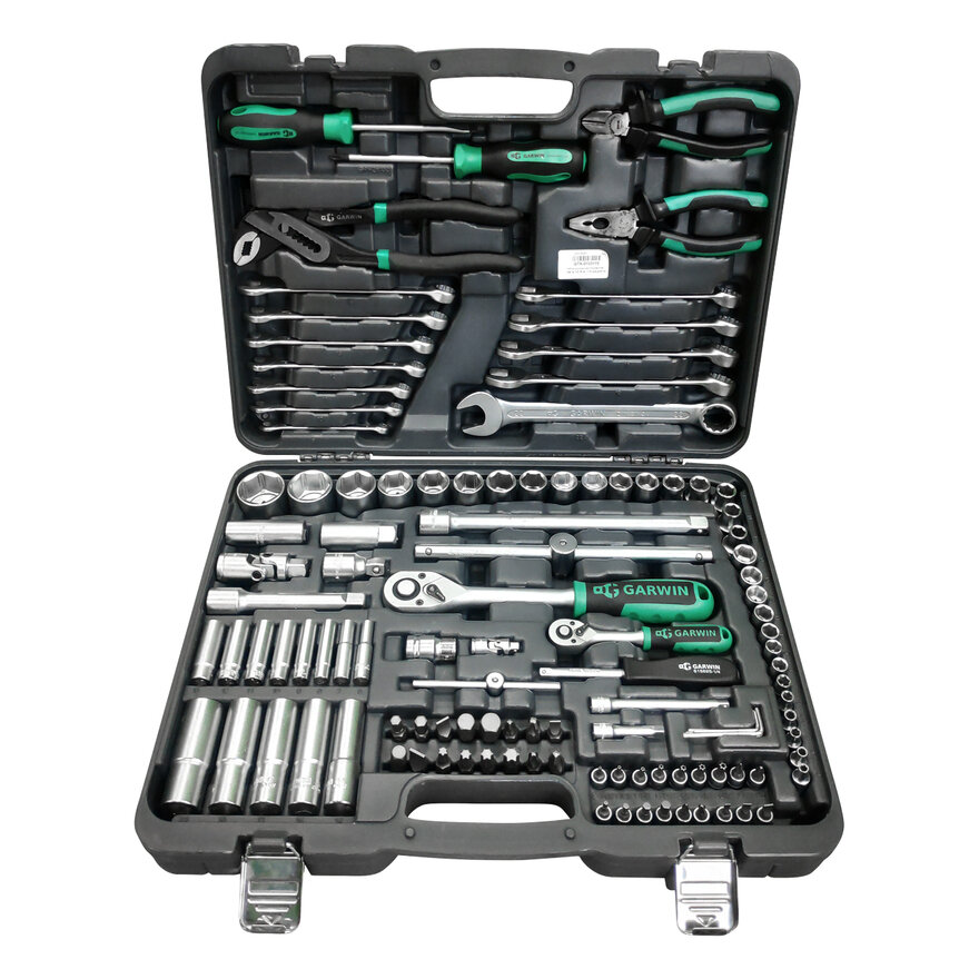 Набор инструментов 1/4-1/2" 115 предметов GARWIN GTK-0103115