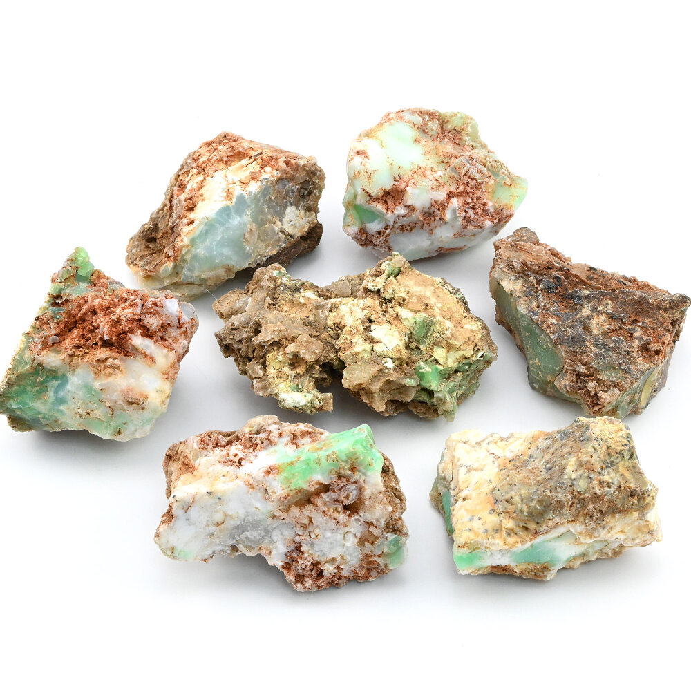 Камень хризопраз 62*42*34мм, 70-79г .