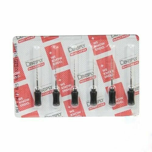 Протейперы ручные (6шт) ProTaper Дентсплай Майлифер (Dentsply Maillefer)в наборе ( 25 мм F4 (6 шт/уп) Черный)