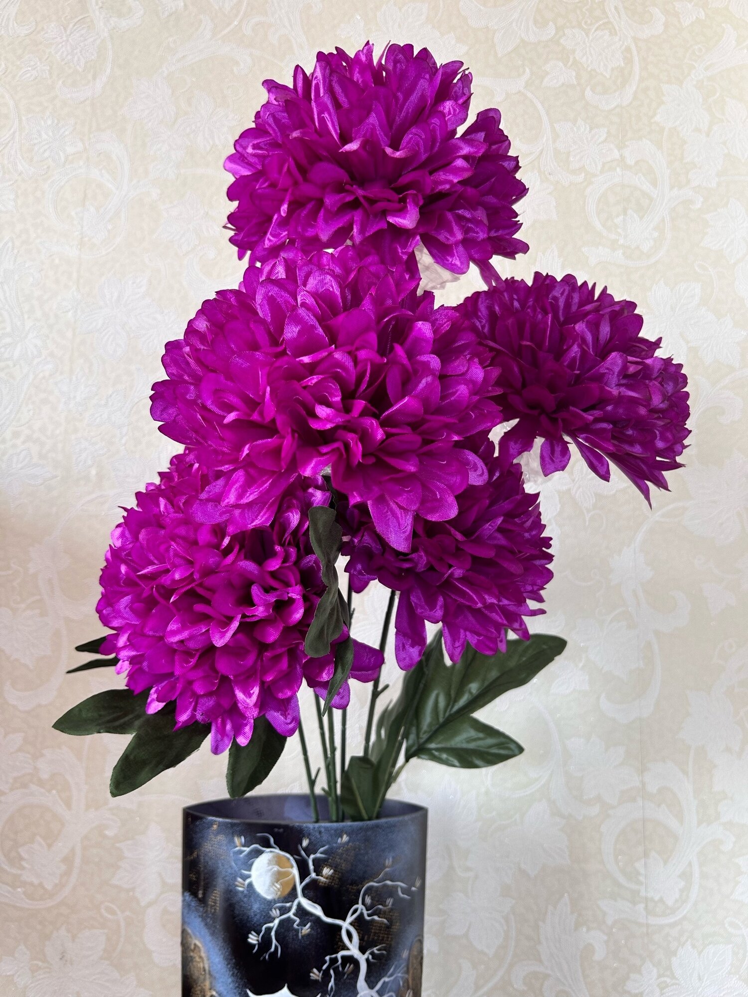 Астра Королевская Фиолетовая, Искусственные цветы, Декор для дома, Декор для сада